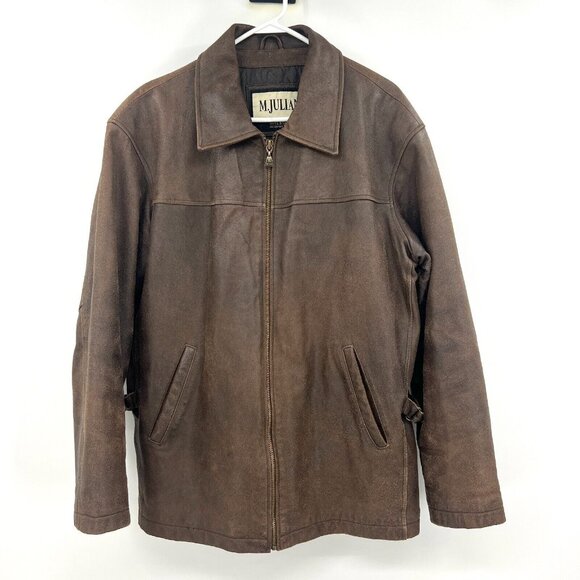 Wilsons Leather | Jackets & Coats | Mjulian Wilsons Leather Brown Rough ...